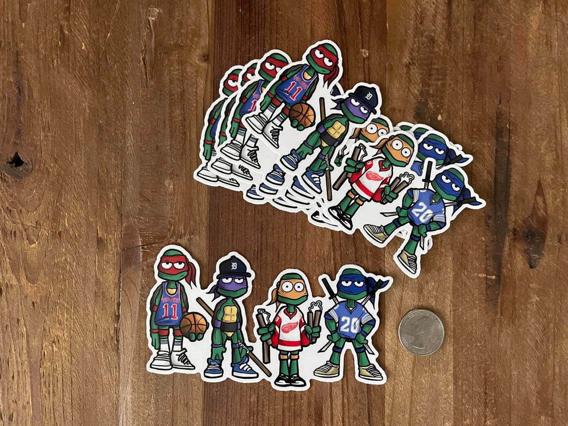 Detroit Turtles - Etsy