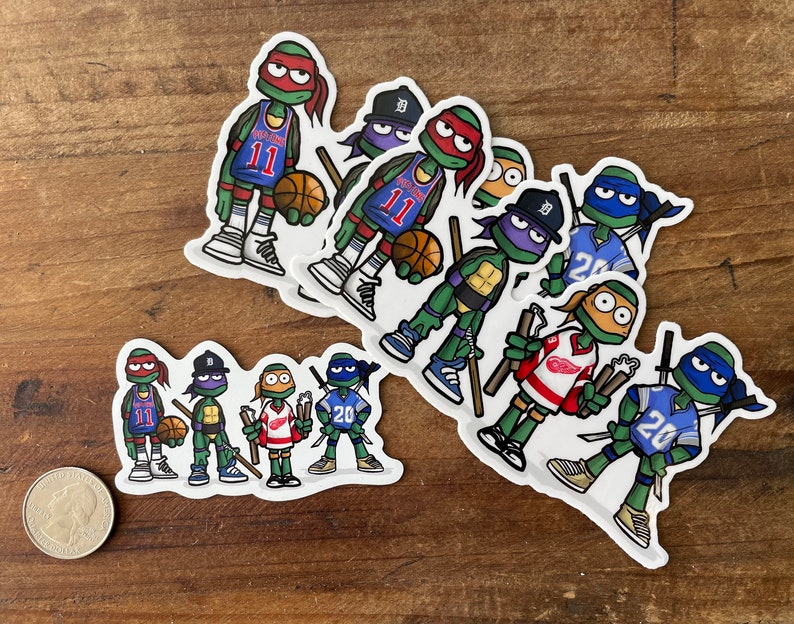 Detroit Turtles - Etsy