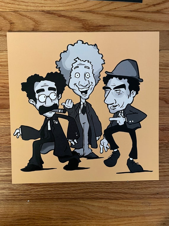 Marx Brothers Fan Art Print - Etsy