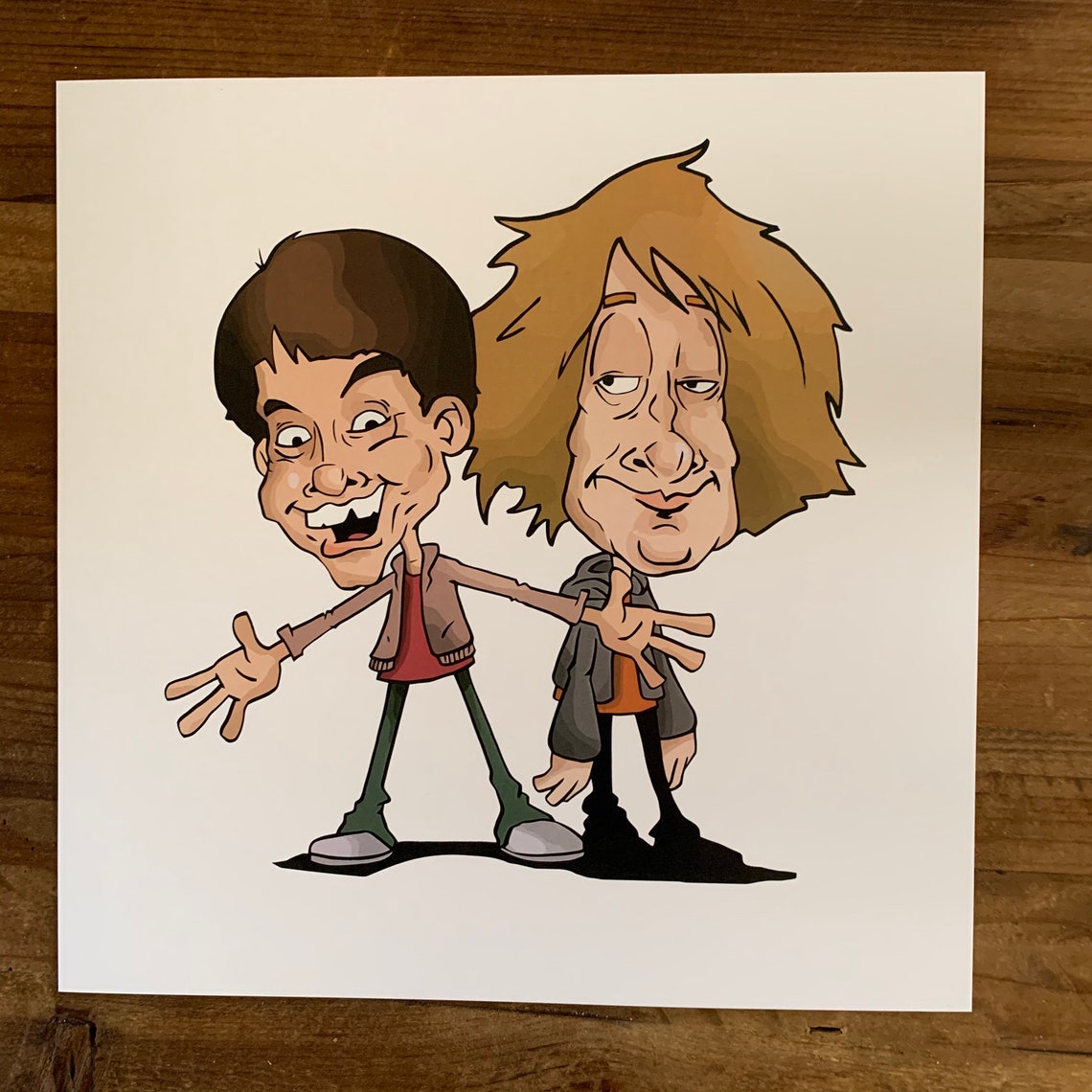 Dumb & Dumber Fan Art PRINT and STICKER - Etsy