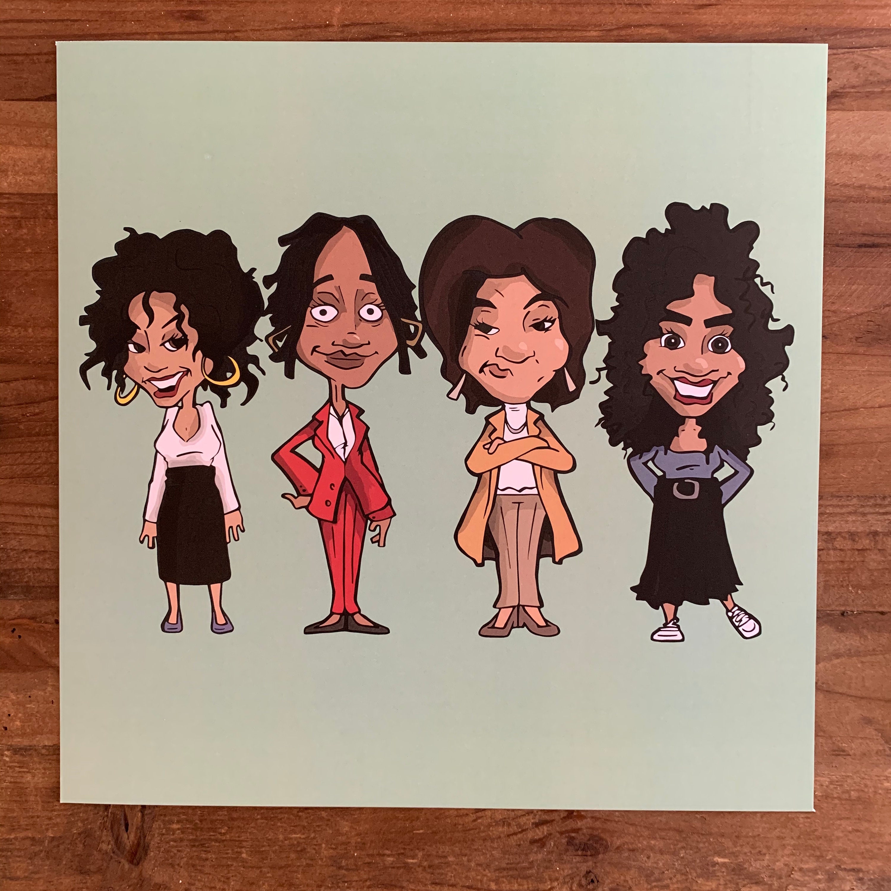 Living Single Fan Art Print - Etsy