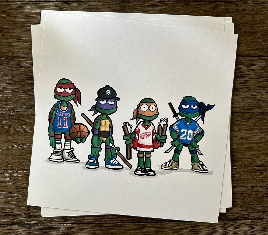 Detroit Turtles - Etsy