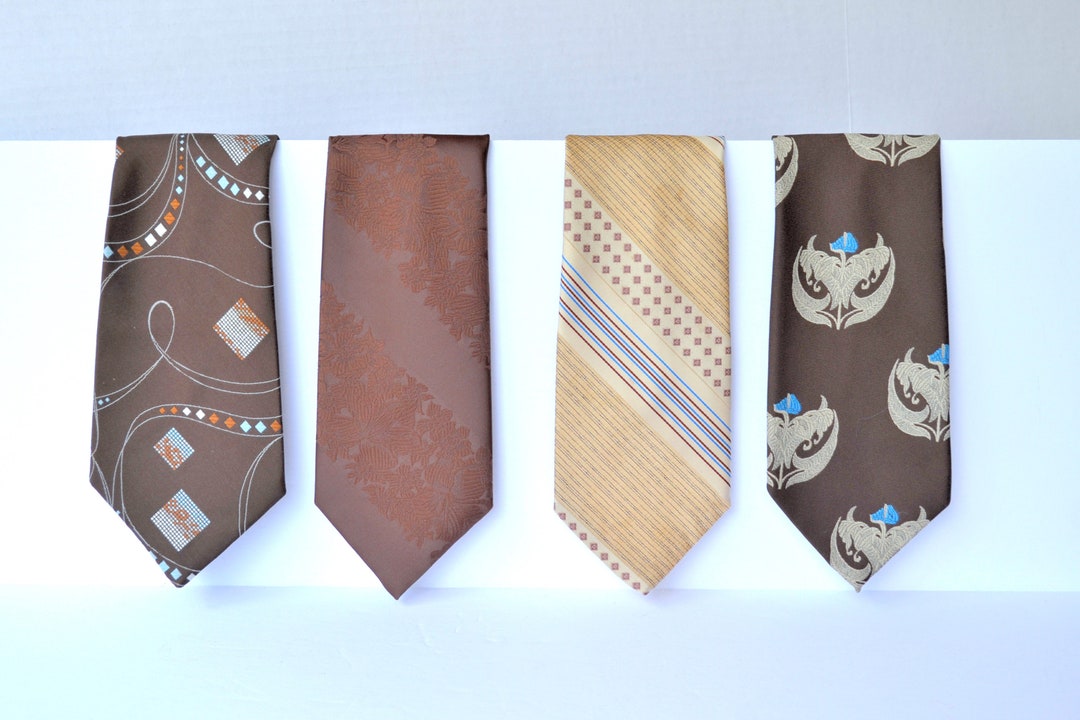 Corbatas Vintage - Puntas Anchas - Largos Largos - Accesorios para ...