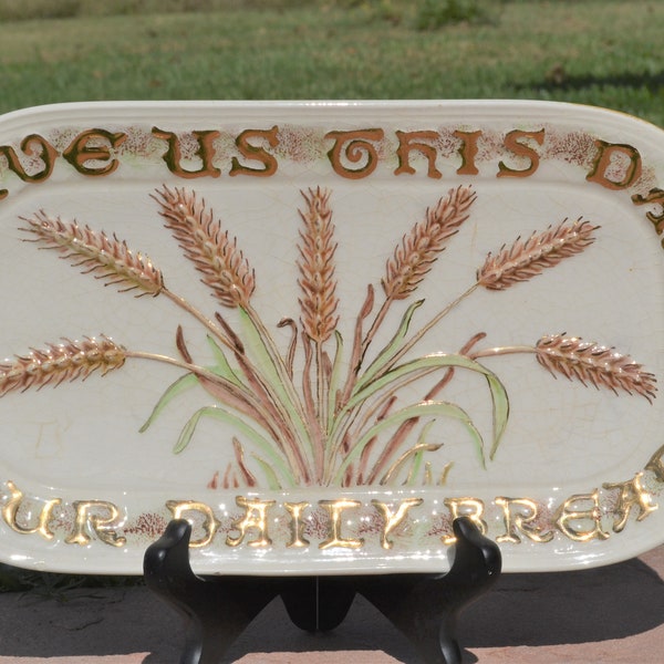 Give Us This Day Our Daily Bread Vintage Plate - Etsy