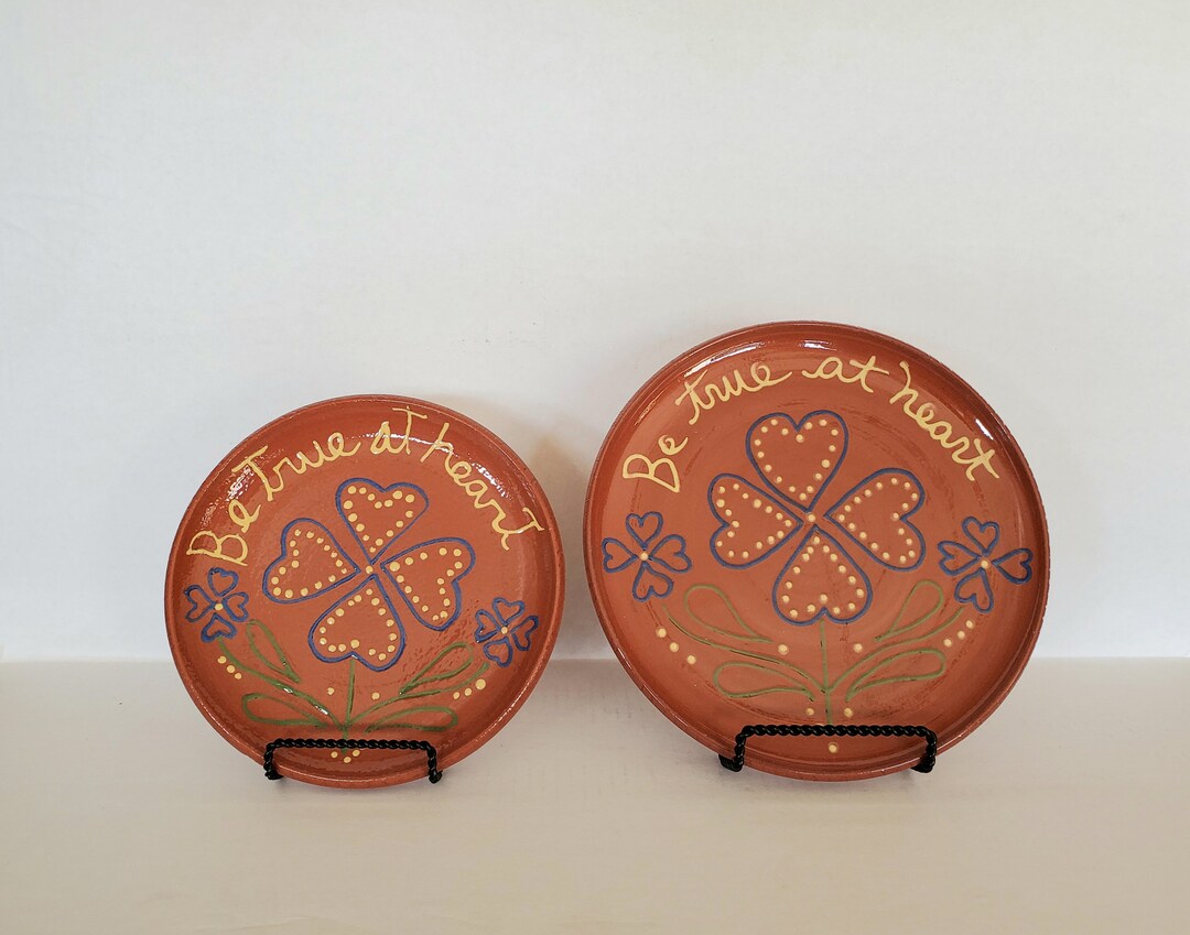 Handmade Gris Pottery, Inc. Tetta Cotta Plates, Made in Dundee, IL - Etsy