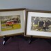 Set of 2 Framed Paul Randall Original Watercolor Paintings Signed and ...