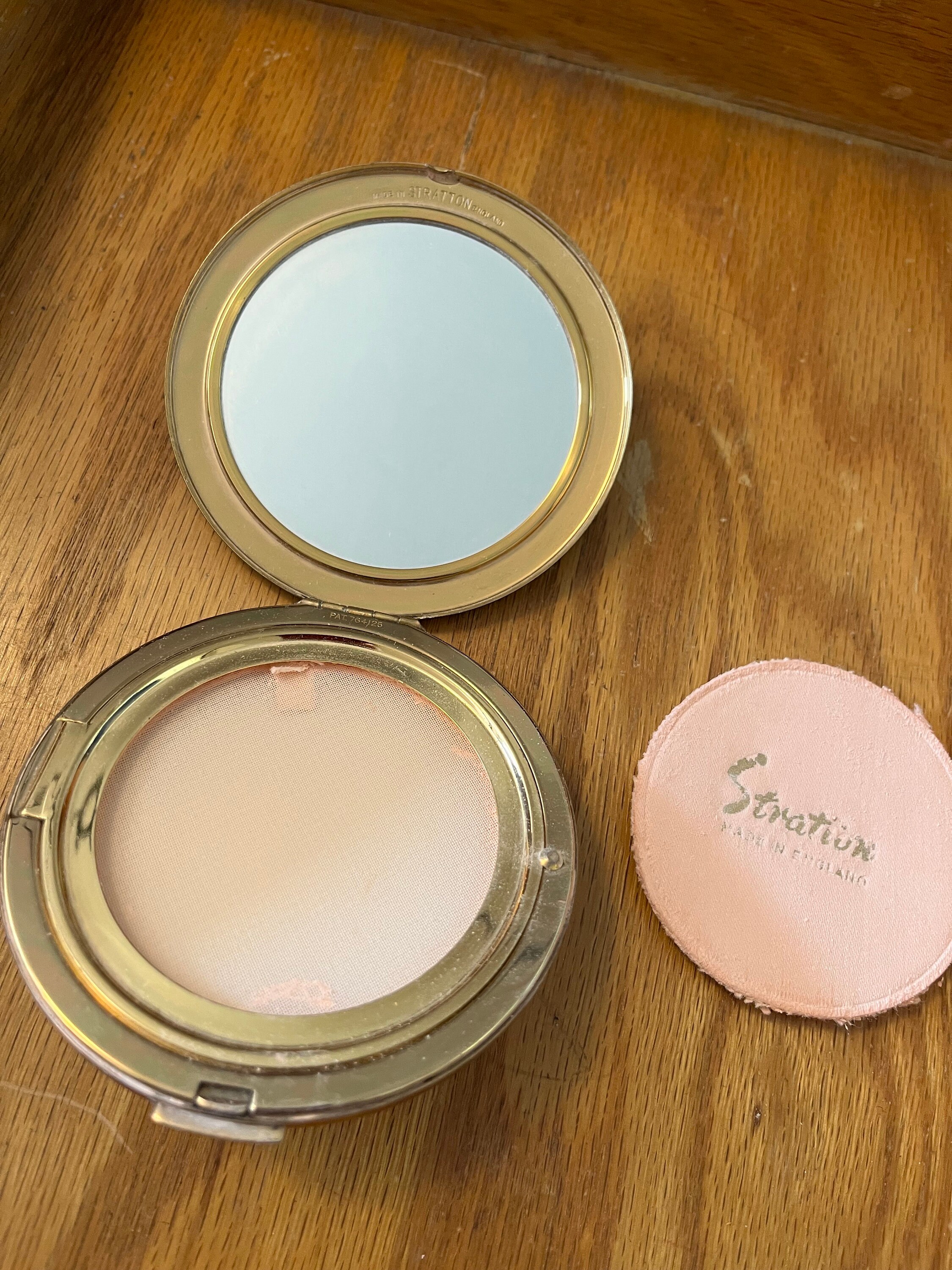 Rare Stratton England Blue Flower Vintage Makeup Compact - Etsy