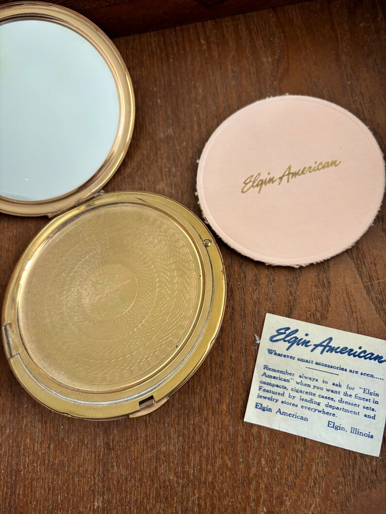 Gorgeous Large Elgin Makeup Compact in Excellent Condition in Original ...