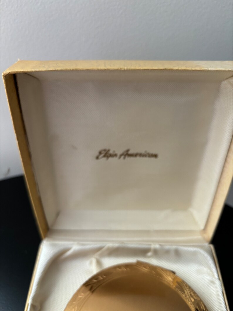 Gorgeous Large Elgin Makeup Compact in Excellent Condition in Original ...