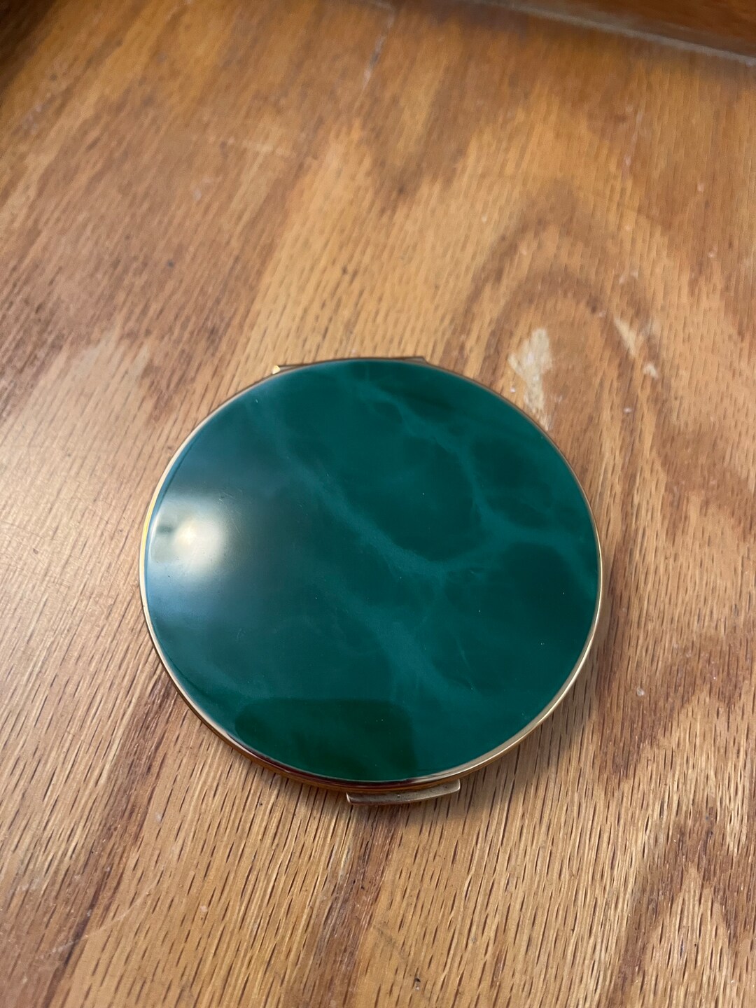 Vintage Stratton England Green Marbled 1970’s Makeup Compact - Etsy