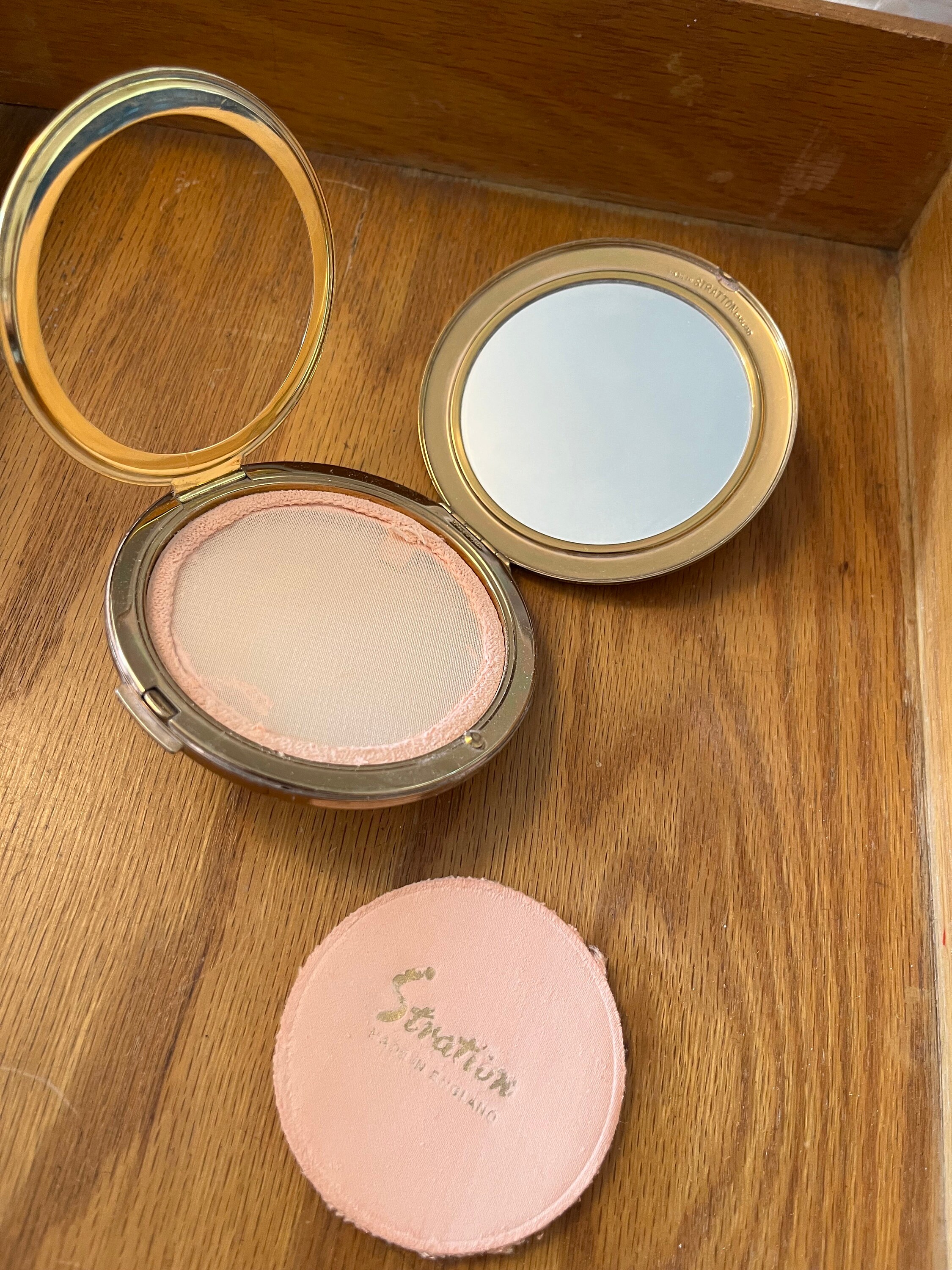 Rare Stratton England Blue Flower Vintage Makeup Compact - Etsy