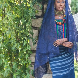 Fulani/hausa Bride Outfit With Accessories for African Bride - Etsy