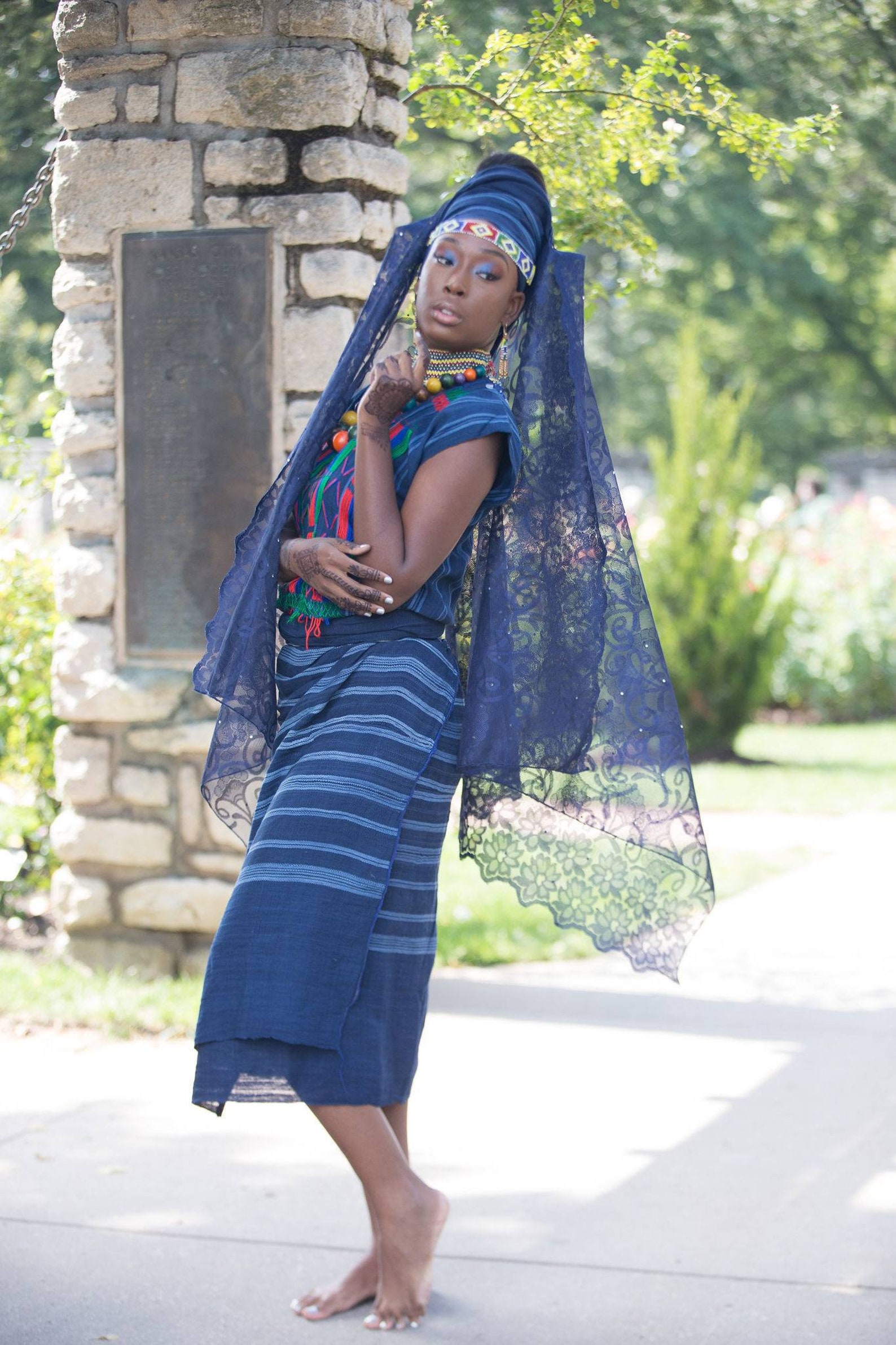 Fulani/hausa Bride Outfit With Accessories for African Bride - Etsy