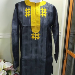 Men's Light Atiku Kaftan With Tinko Embroidery by Berry Africana., Men ...
