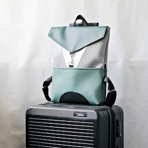 Travel Backpack With Trolley Sleeve for Women, Trolley Sleeve Bag ...