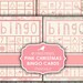 Christmas BINGO Cards Game Pink Printable for Families - Etsy