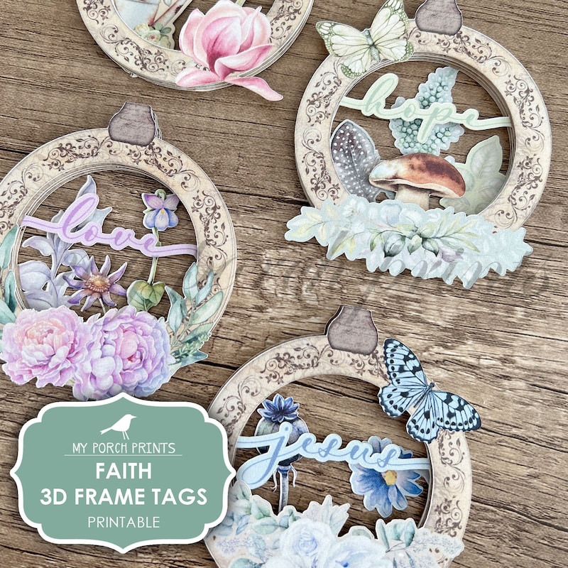 Christian Pink Frame Print - Etsy