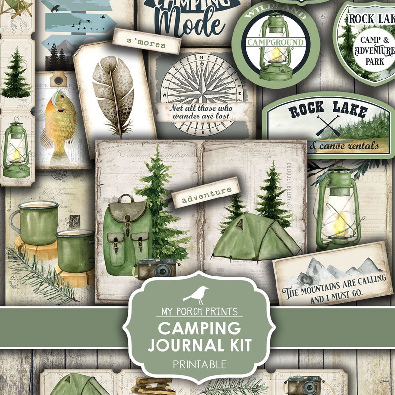 Junk Journal Kit Outdoors - Etsy
