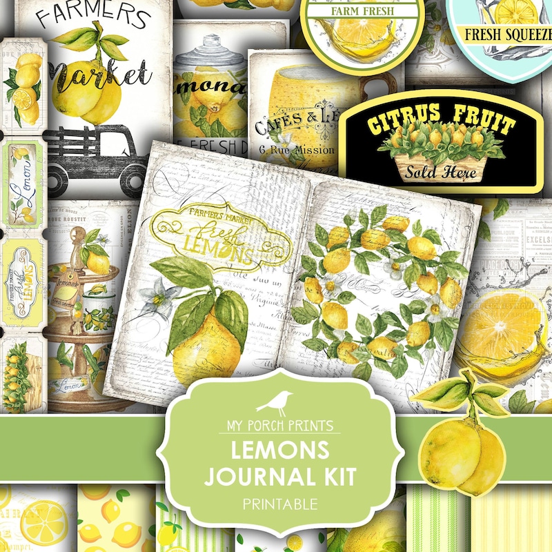Lemon Print - Etsy