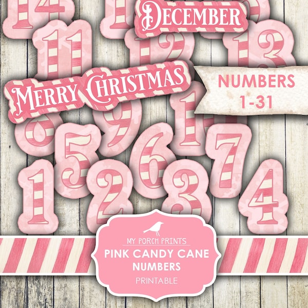Advent Numbers - Etsy