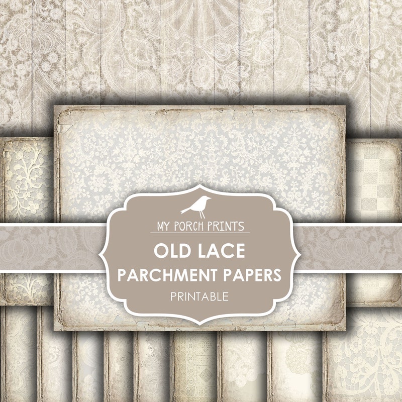 Digital Lace Trim Cards - Etsy