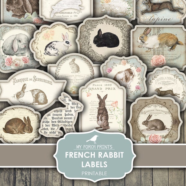 French Rabbit - Etsy