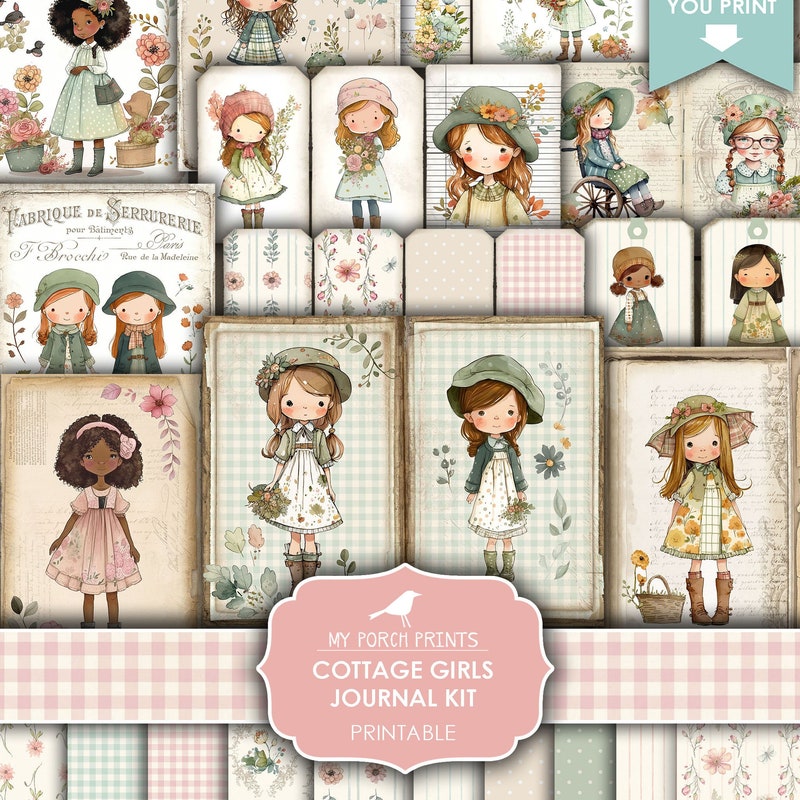 Spring Cottage Girls - Etsy