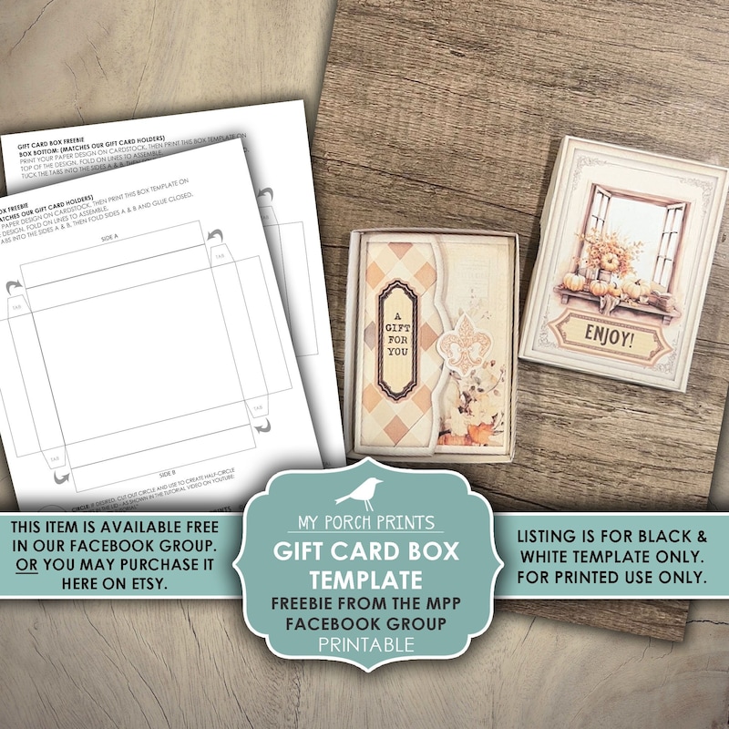 Printable Gift Box - 60+ Gift Ideas for 2024