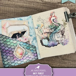 Junk Journal, My First, Mermaid, Beginner's, Kit, Kids, Girl, Girls ...