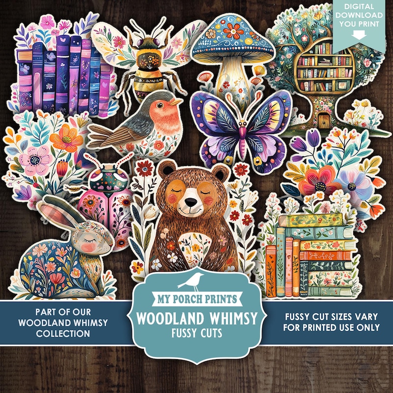 Whimsy Junk Journal Kit - Etsy