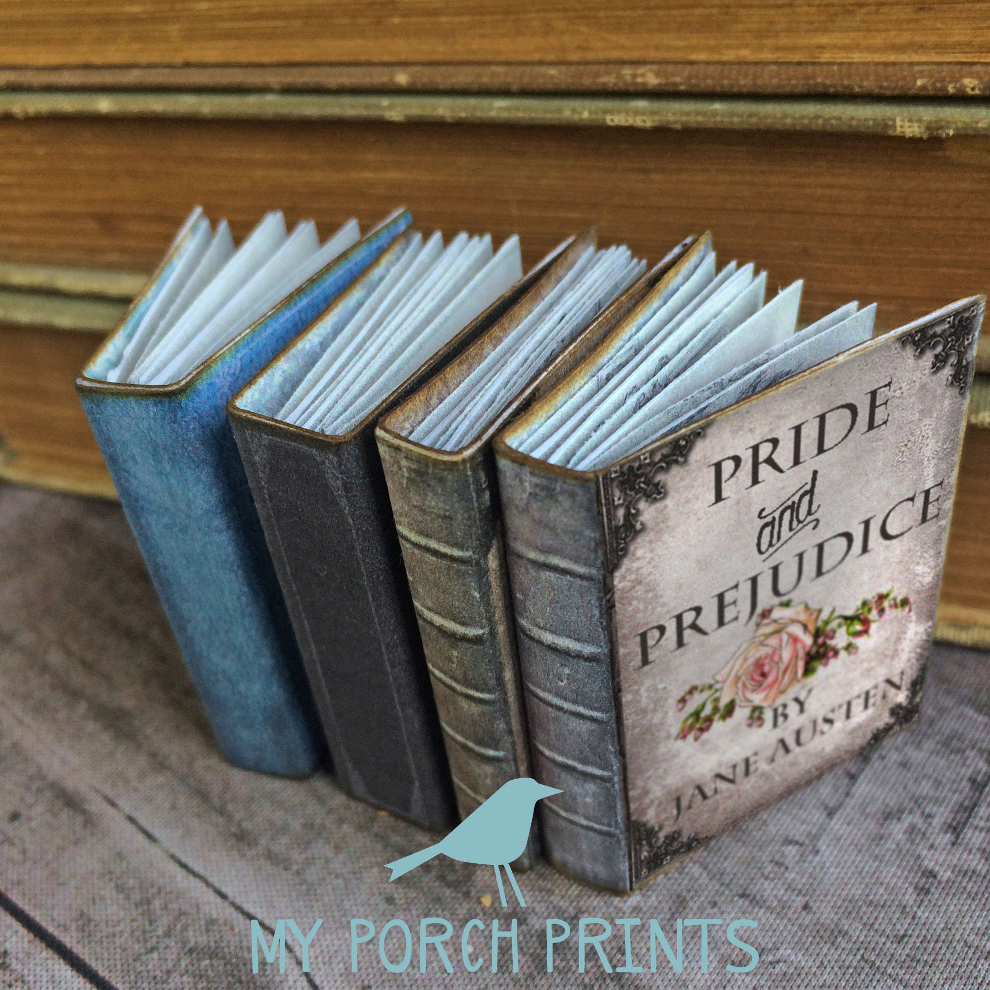 Jane Austen Mini Books Pride and Prejudice Miniature Junk - Etsy