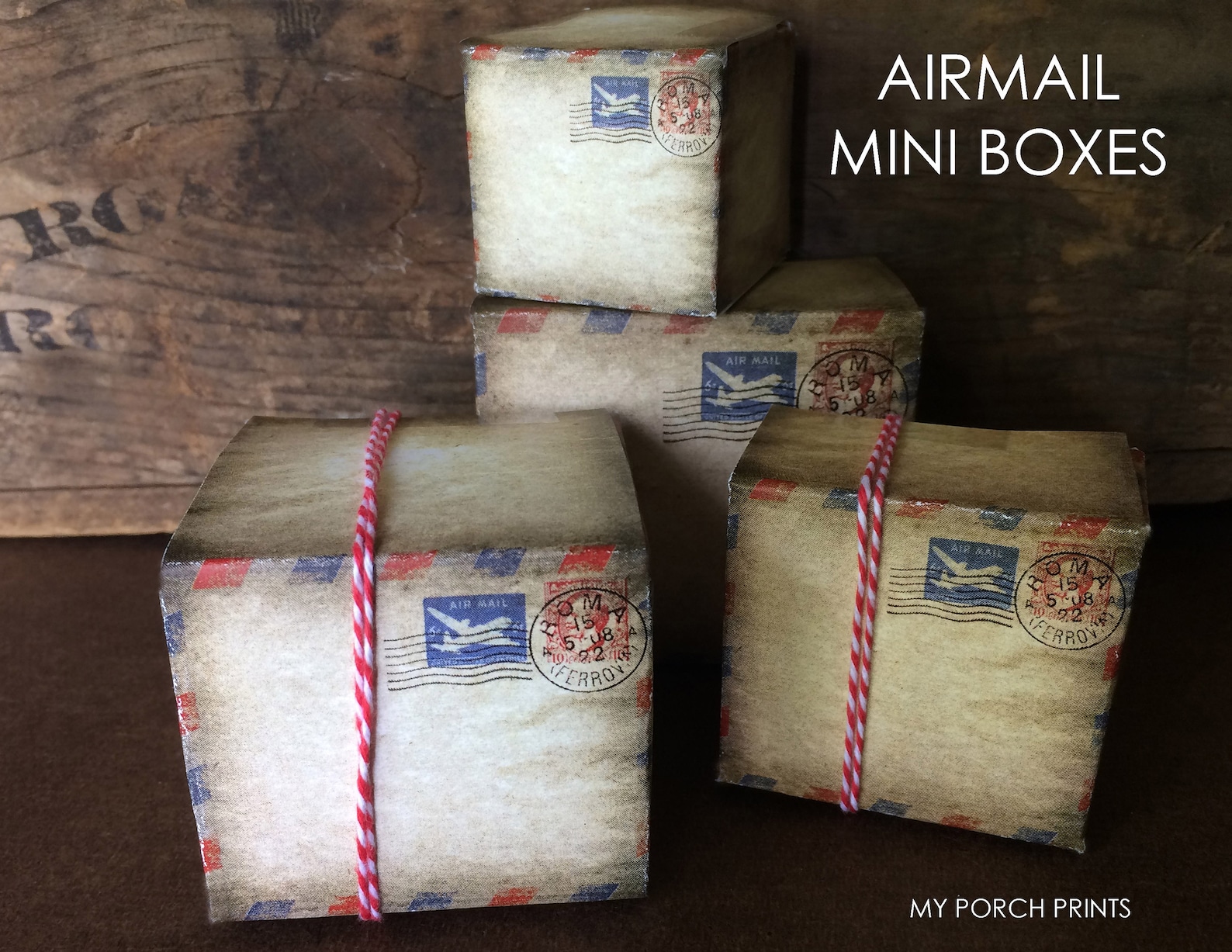 Air Mail, Kit, Postcard, Junk Journal, Envelope, Letter, Invitation ...