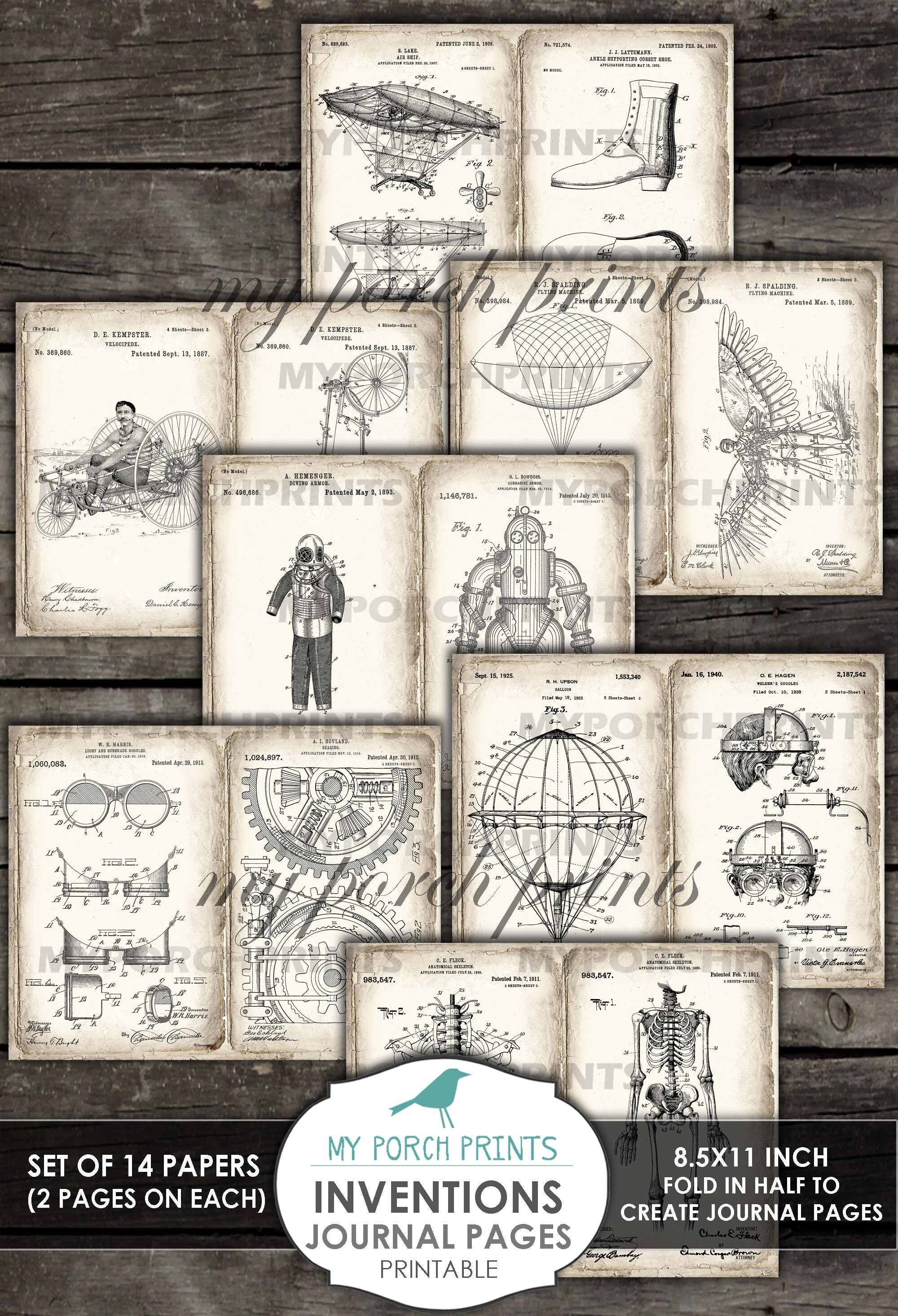 Junk Journal, Steampunk, Invention, Pages, Men, Man, Guy, Science ...