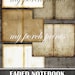 Faded Notebook, Junk Journal, Pages, Paper, 8.5x11 Inch, Book, Grunge ...