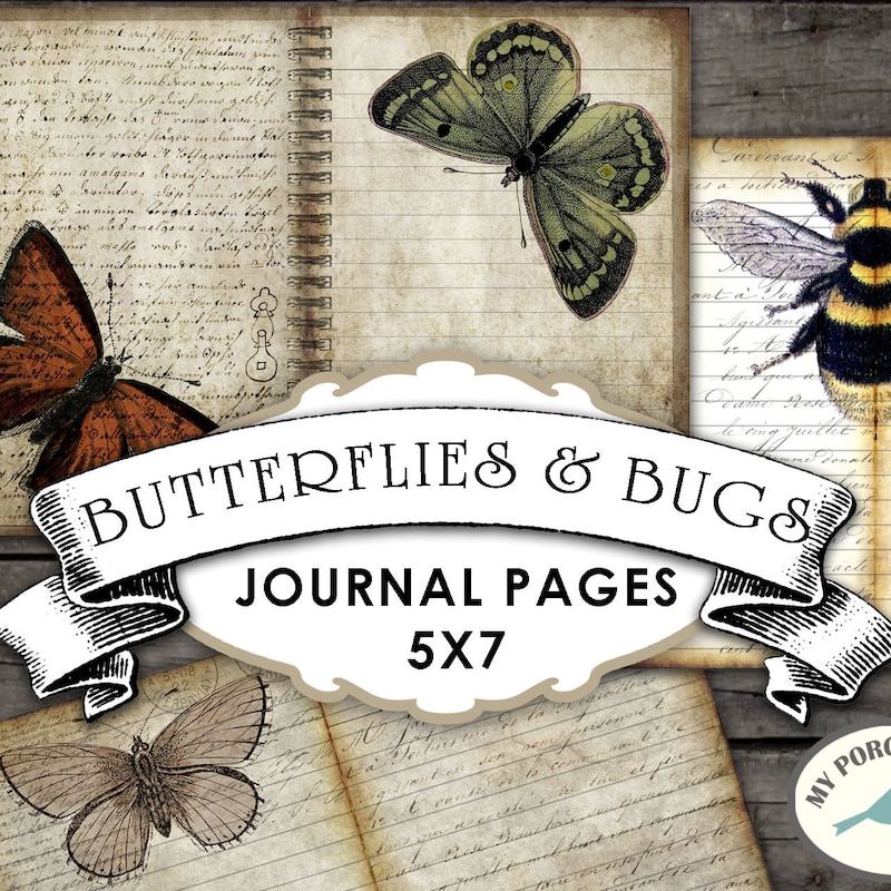 Butterfly Journal 5 X 7 - Etsy