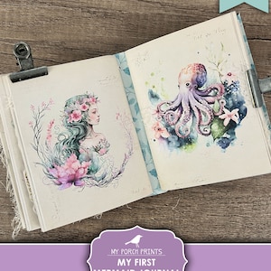 Junk Journal, My First, Mermaid, Beginner's, Kit, Kids, Girl, Girls ...