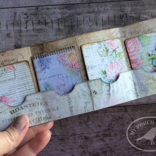 Mini File Folders Scrapbook Kit Junk Journal Kit Notecards - Etsy
