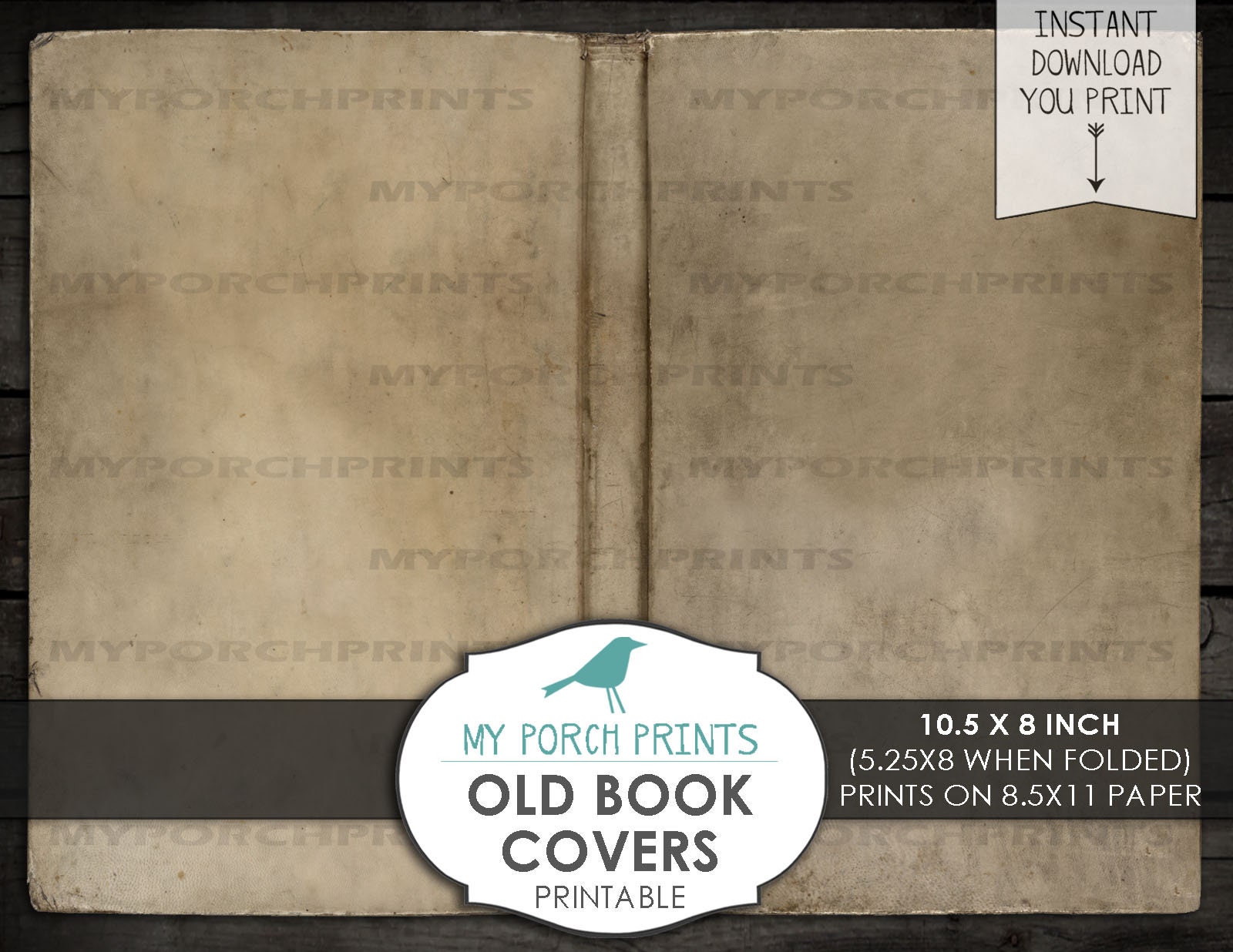 Old Book Covers, Journal Page, Vintage, Junk Journal, Scrapbook, Grunge ...