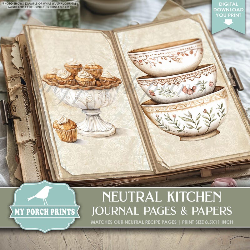 Bakery Cook Book Template - Etsy