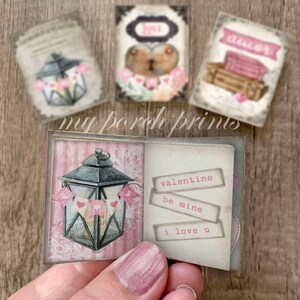 Valentine Mini Books, My Cozy, Junk Journal, Craft Kit, Box, Valentines ...