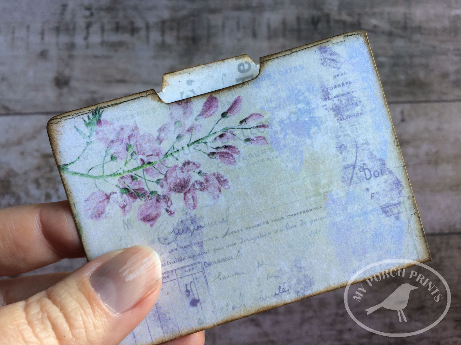 Shabby Mini File Folders, Junk Journal Kit, Printable, Ephemera Roses ...