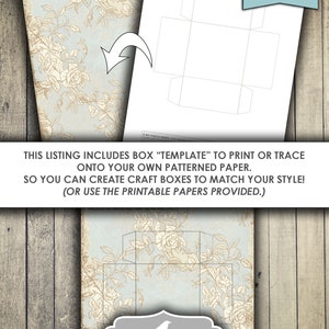 Mini Craft Storage Box, Gift Box, Junk Journal, Small, Craft Kit, DIY ...