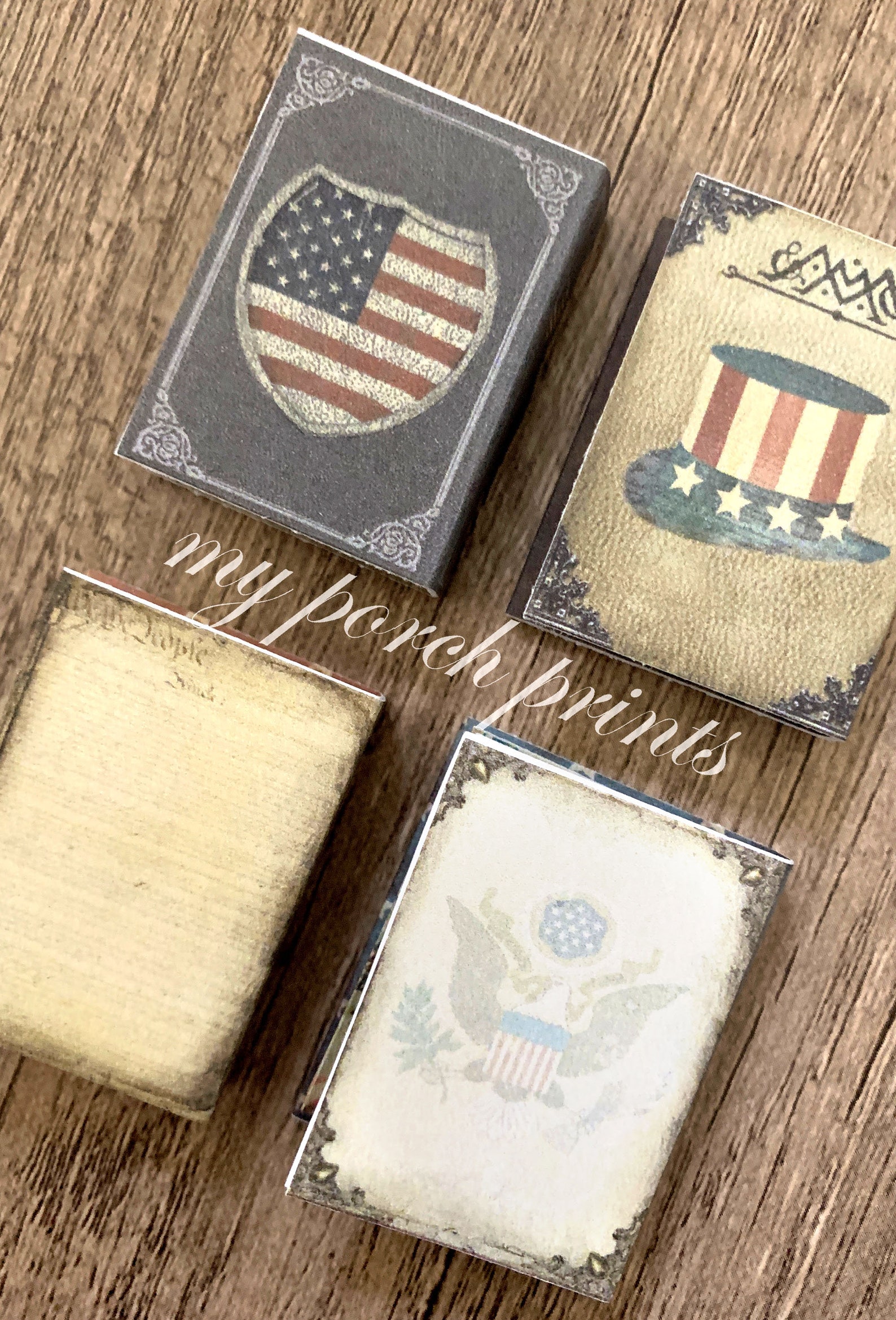 Mini Book, Patriotic, America, Junk Journal, USA, 4th of July ...