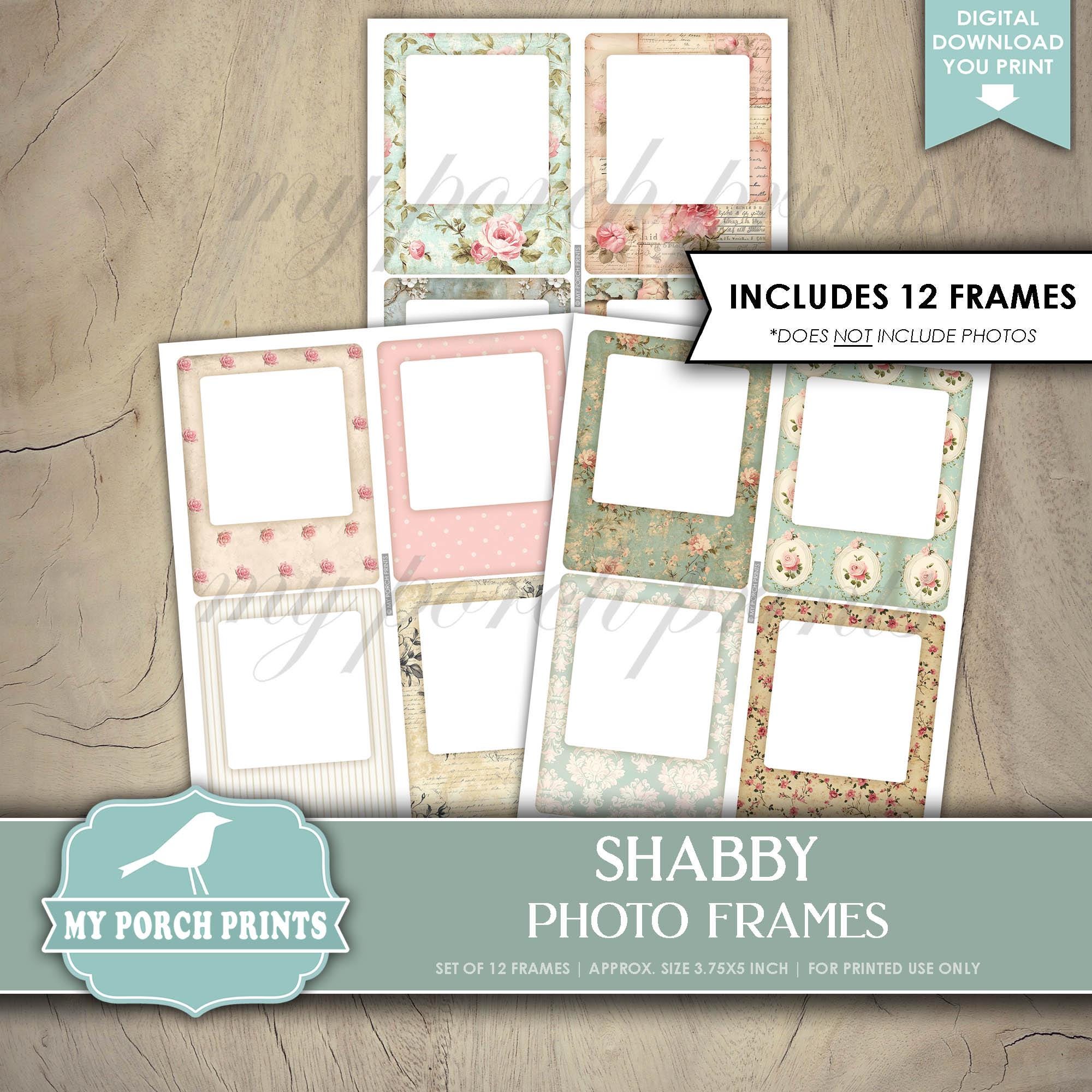 Shabby Photo Frames, Junk Journal, Photograph, Scrapbooking, Frame ...