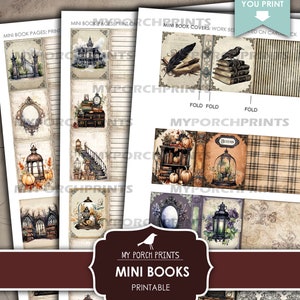 Mini Books, Autumn, Academia, Miniature, Fall, Book, Gothic, Dark ...