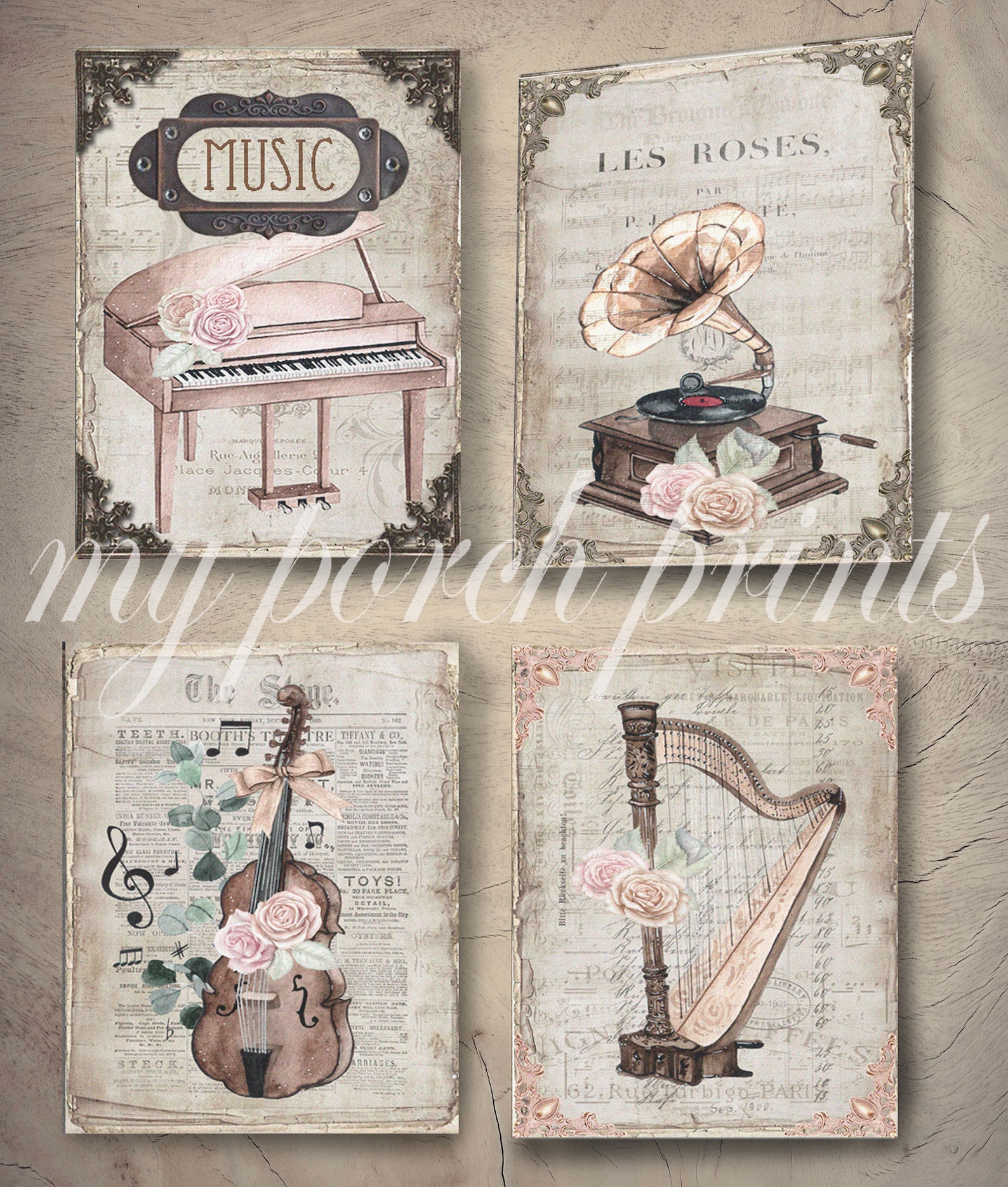 Mini Books, Sweet Music, Junk Journal, Instrument, Piano, Violin, Music ...