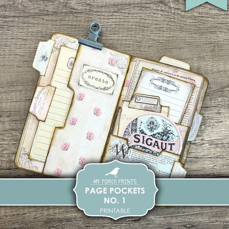 Folder Insert for Journal - Etsy