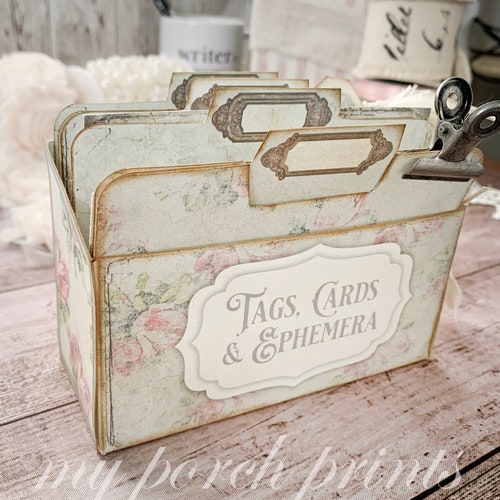 Ephemera Box Industrial Junk Journal Grunge Storage My - Etsy