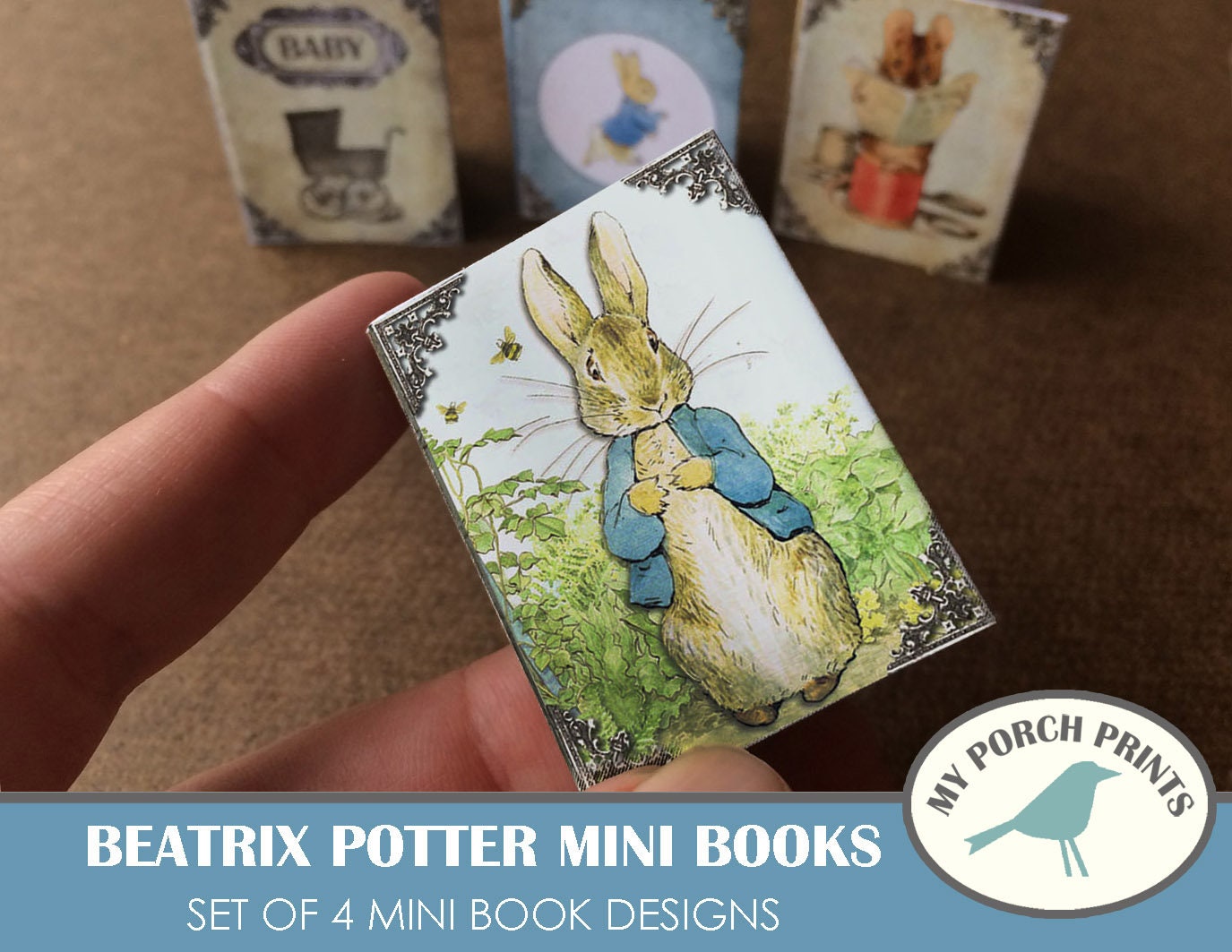 Beatrix Potter Mini Books Peter Rabbit Junk Journal Kit - Etsy