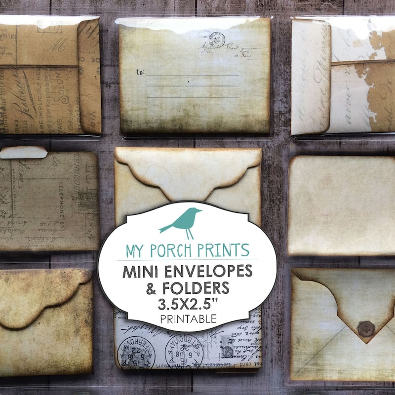Atc Envelope Template - Etsy